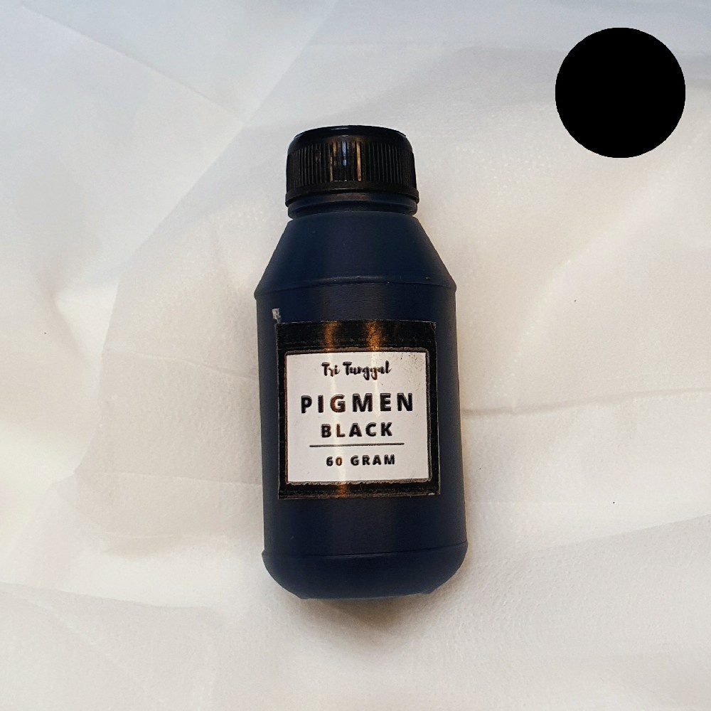 Jual PIGMEN 60GR BLACK Hitam Pewarna Sablon Pigment Color Bundle ...