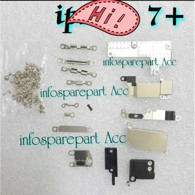 Jual Baut ip 7 plus set plat seng fullset | Shopee Indonesia