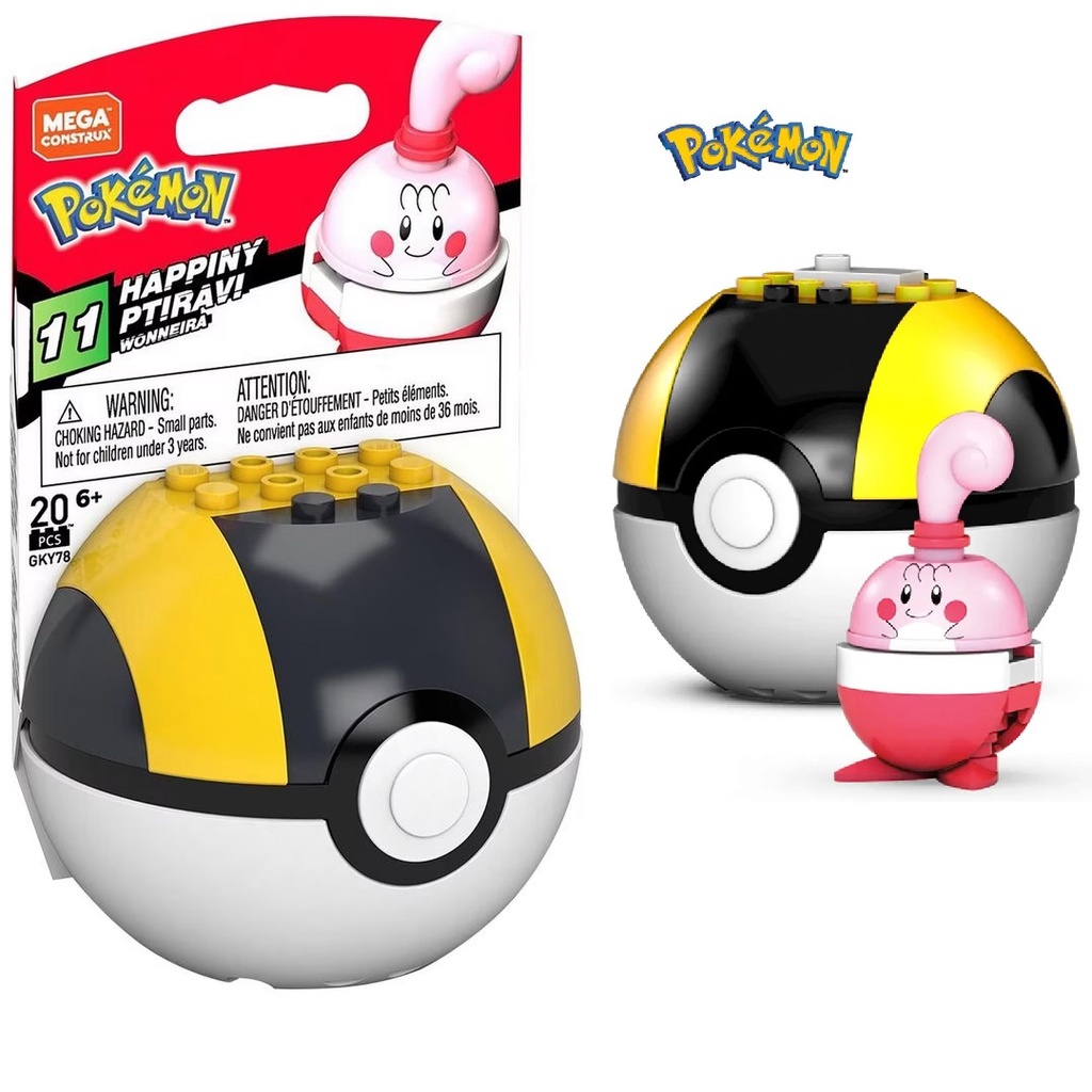Jual Mega Construx Blocks Pokemon Poke Ball Bricks Authentic Mattel ...
