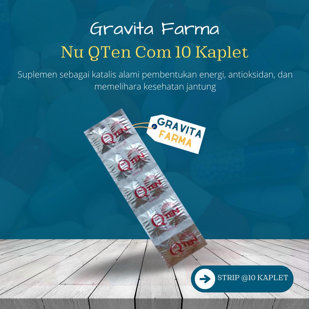 Jual Nu QTen Com - Q-Ten - Strip isi 10 Kaplet | Shopee Indonesia