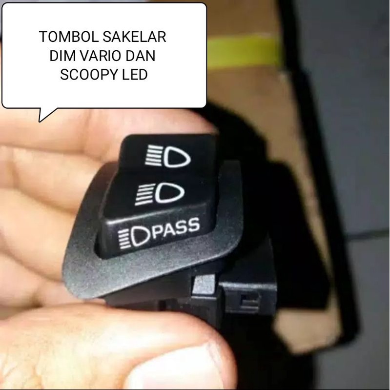Jual sakelar lampu dim pass motor vario led dan scoopy led | Shopee ...