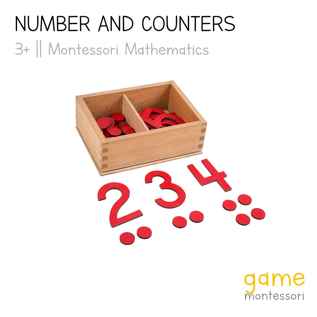 Jual Game Montessori Number and Counters | Shopee Indonesia