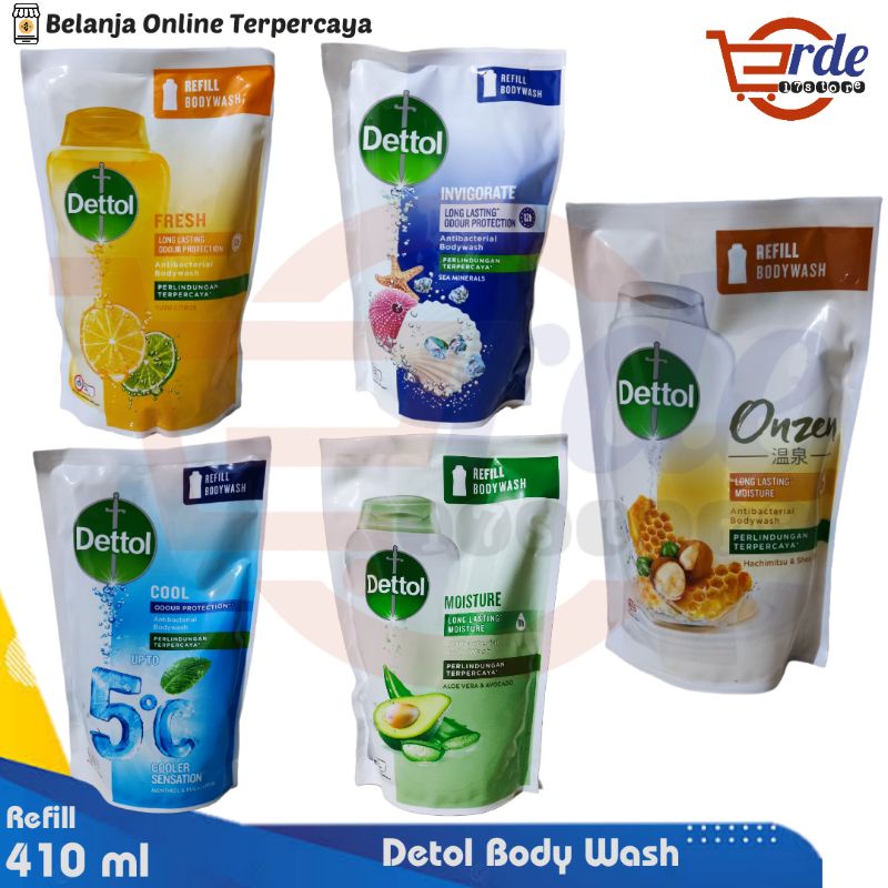 Jual Dettol Body Wash Refill 410ml / Sabun Cair Refill | Shopee Indonesia