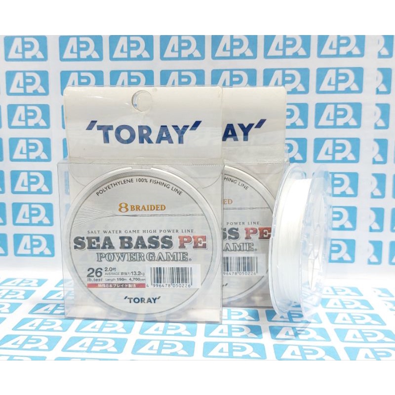 Jual Toray Seabass pe power game 150m-26lb | Shopee Indonesia