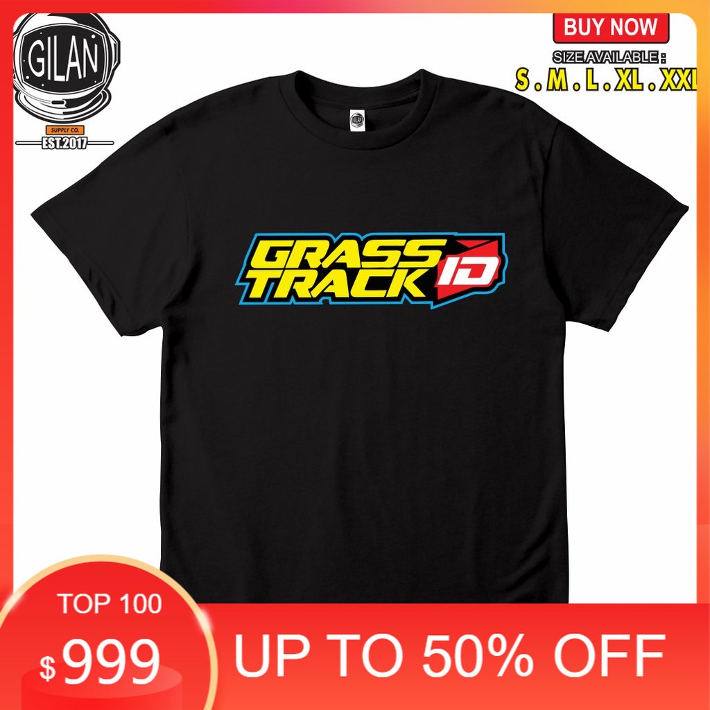 Jual KAOS BAJU MOTOR GRASS TRACK ID LOGO RACING OTOMOTIF MOTOCROSS LOGO ...