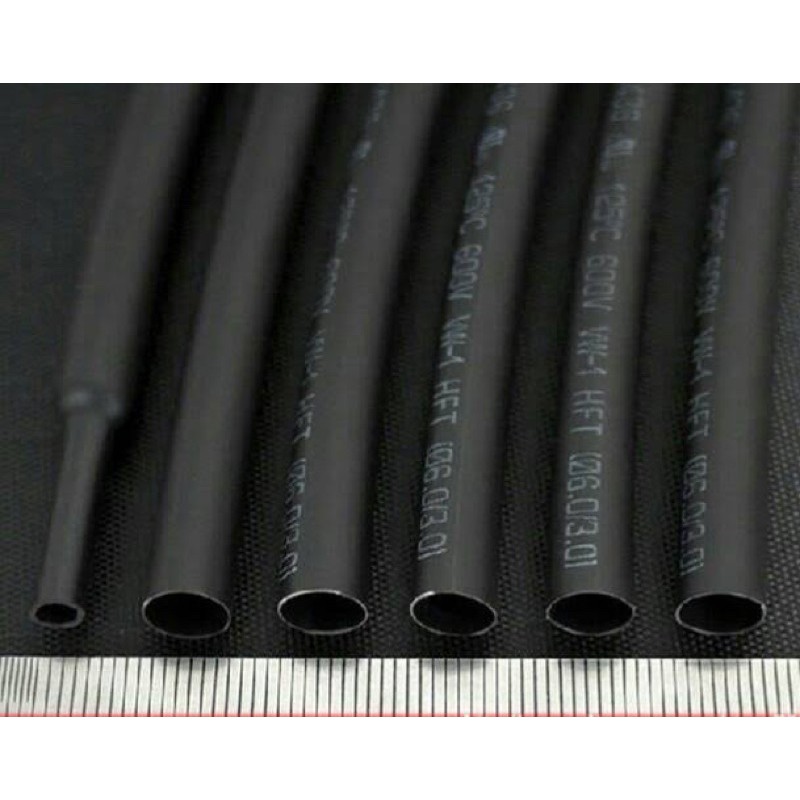 Jual PER METER Selang Bakar / Selongsong Bakar / Heatshrink Tube 1mm ...