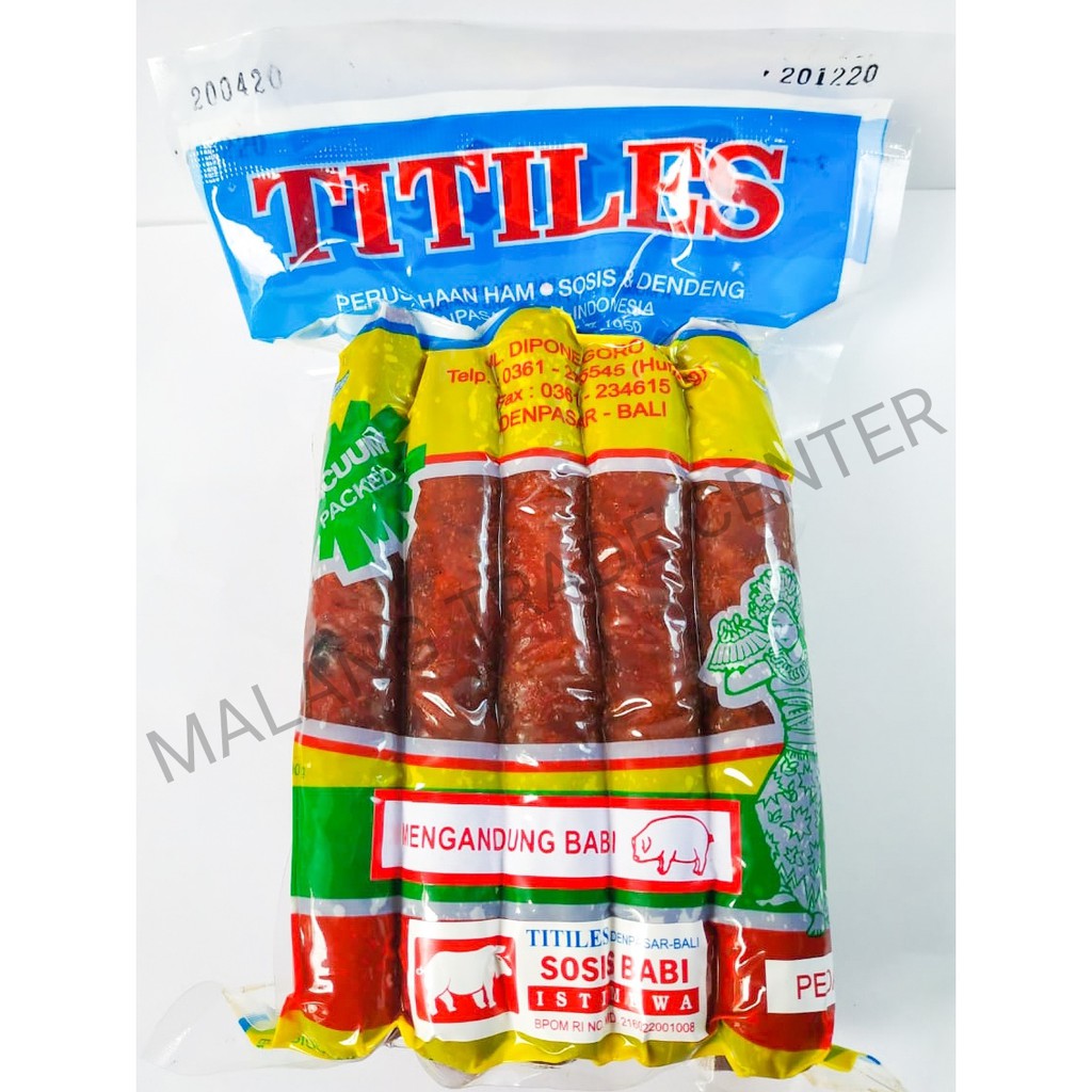 Jual SOSIS BABI TITILES BALI PEDAS 500gram - SOSIS LAPCHIONG - SOSIS ...