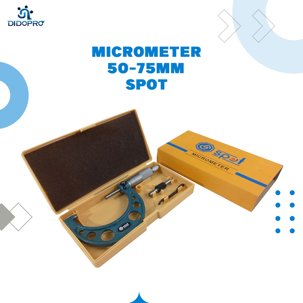 Jual Micrometer / Alat ukur ketebalan Benda / Mikrometer 50 - 75 MM ...
