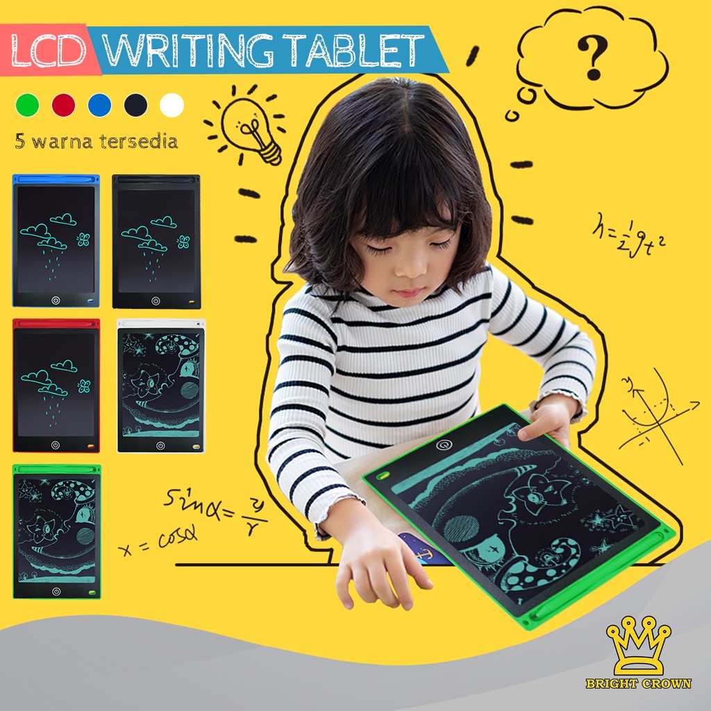 Jual TABLET LCD WRITING Papan tulis Gambar anak praktis - Alat gambar ...