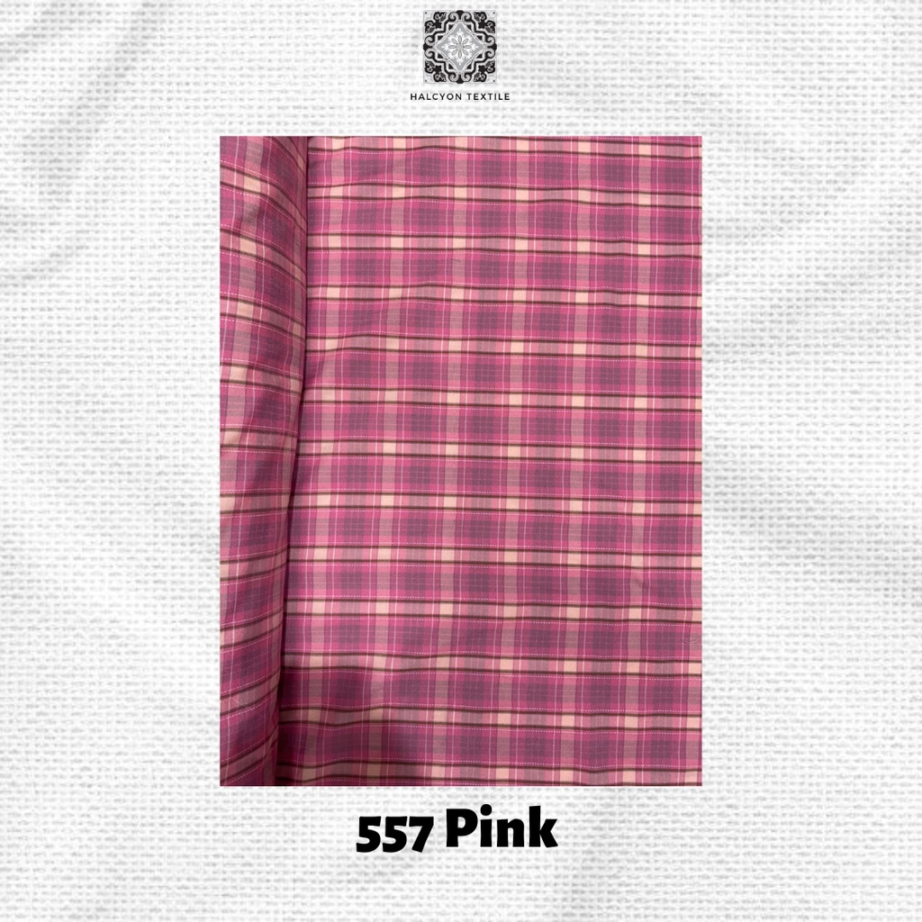 Jual Kain Katun Akrilik Motif Kotak-Kotak 557 Lebar 115cm | Shopee ...