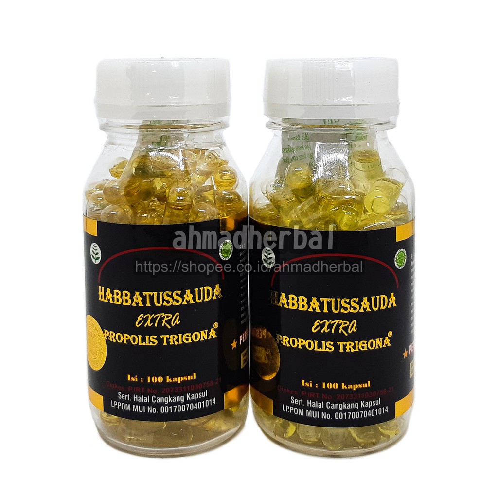 Jual ORIGINAL UMS habbatusauda extra propolis trigona100 kapsul ...