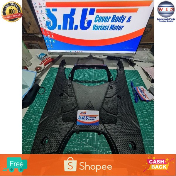 Jual WIN - LANTAI BORDES DEK KAKI PIJAKAN KAKI ATAS BEAT 2020 2021 2022 DELUXE PRESISI | Shopee ...