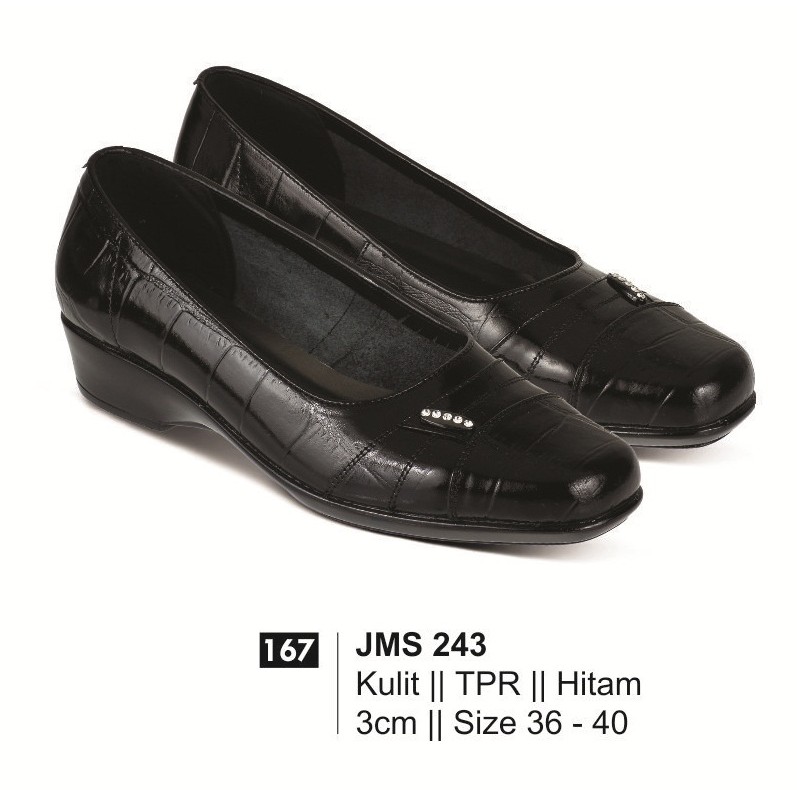 Jual Cibaduyut Online - Sepatu Formal Wanita Pantofel Kulit Premium JMS ...