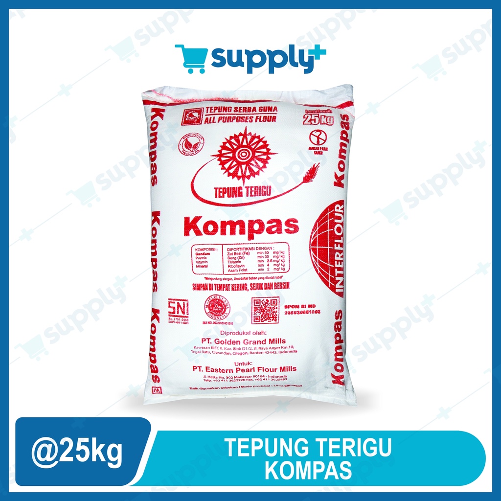 Jual Tepung Terigu KOMPAS 25 Kg | Shopee Indonesia