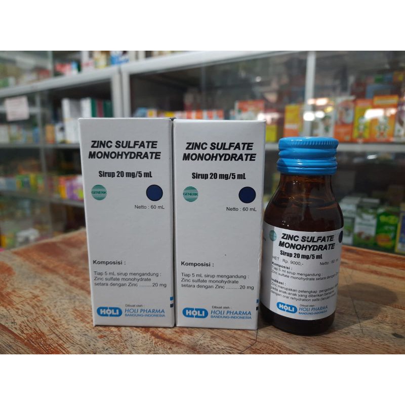 Jual ZINC SYRUP HOLI 60ML | Shopee Indonesia