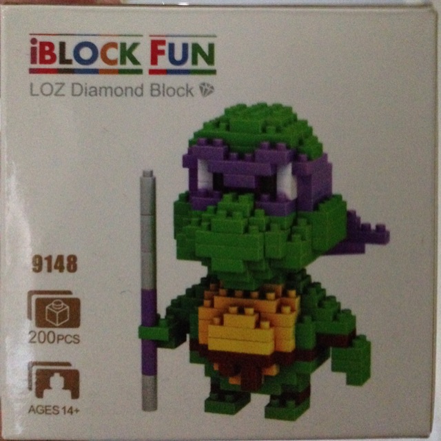 Jual iBlock Fun Microblock Ninja Turtle Donatello | Shopee Indonesia