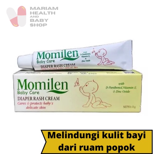 Jual Momilen Diaper Rash Cream Tube 15 gr - Ruam Popok / Iritasi Kulit ...