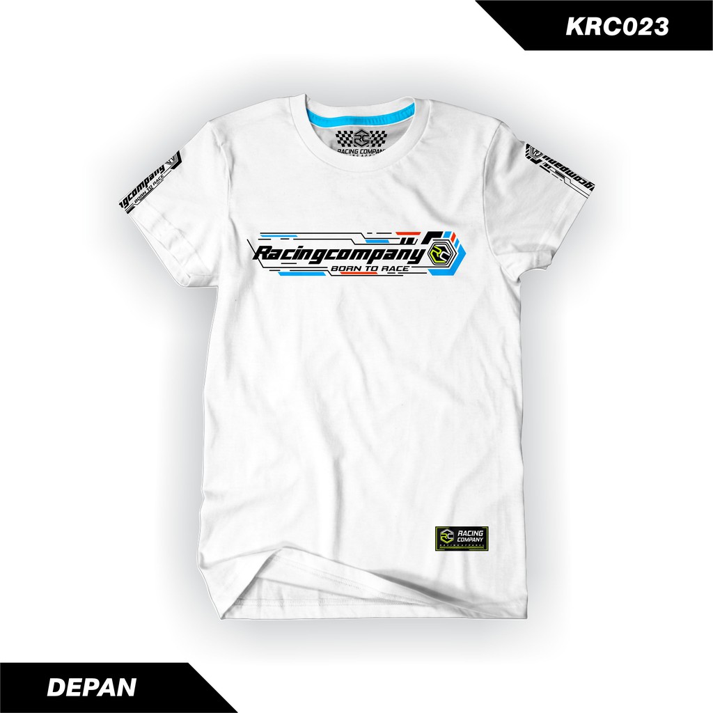 Jual Kaos Racing Original Distro | Kaos Racing Pria Warna Putih Sablon ...