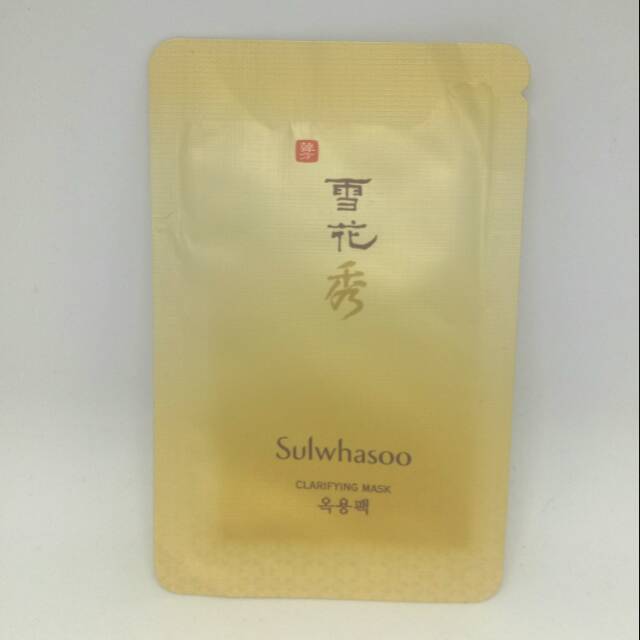 Jual (Sample) Sulwhasoo Clarifying Mask | Shopee Indonesia