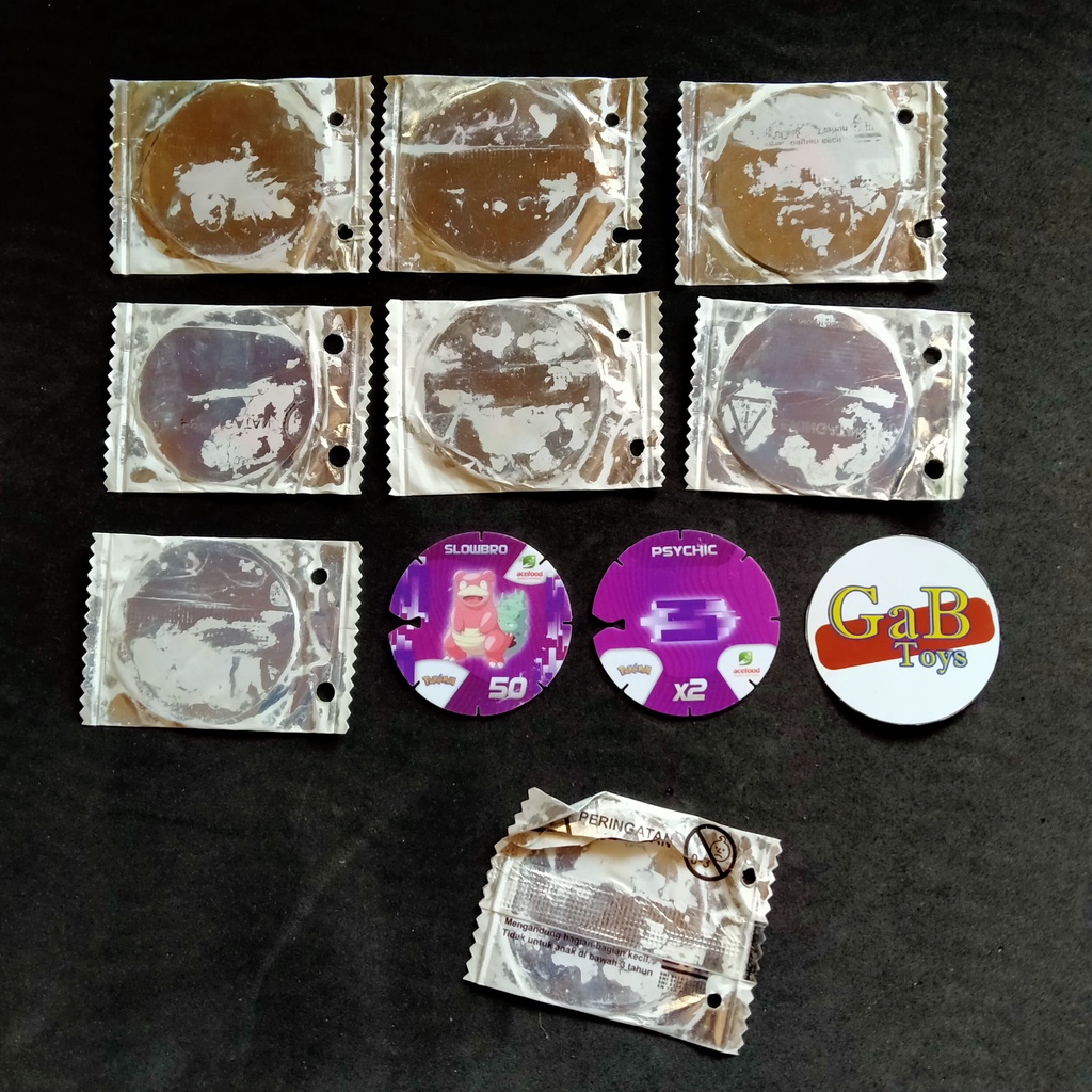 Jual Tazos Tajos Tajo Poketoz Pokemon RARE LANGKAH (Segel Sealed ...