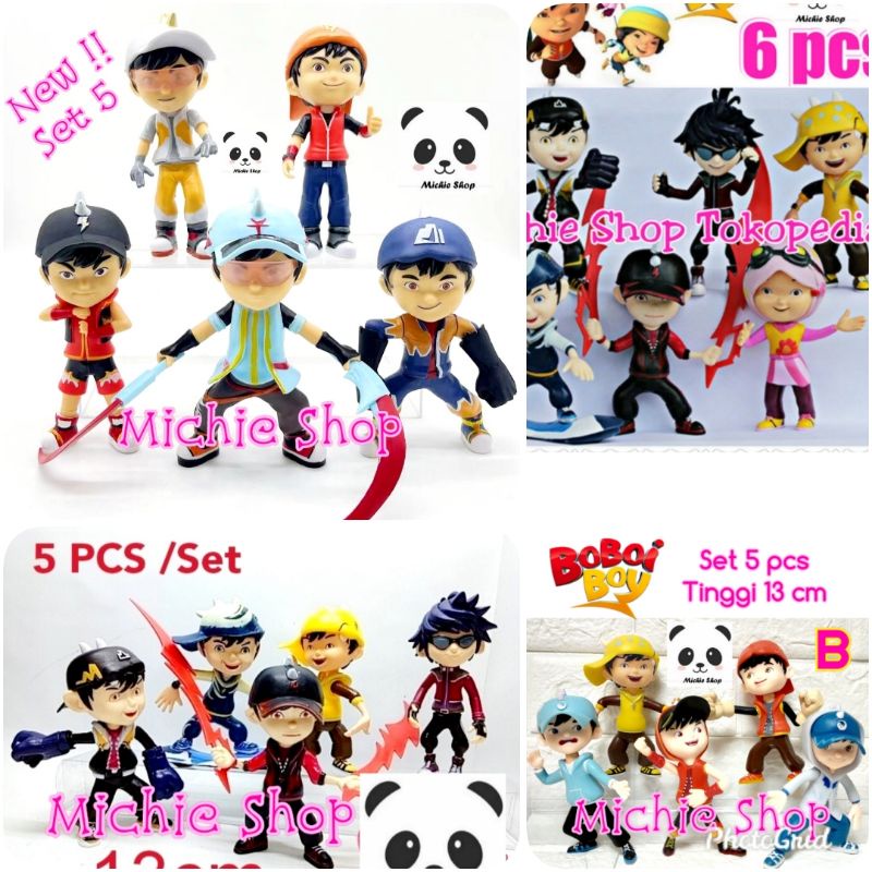 Jual Figure Boboiboy (set 5) Toppers Kue Cake | Shopee Indonesia