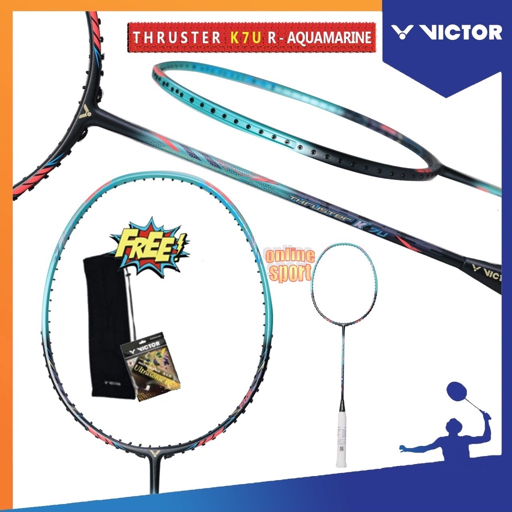 Jual VICTOR Thruster K 7U / TK 7U Raket Badminton (Original) | Shopee ...