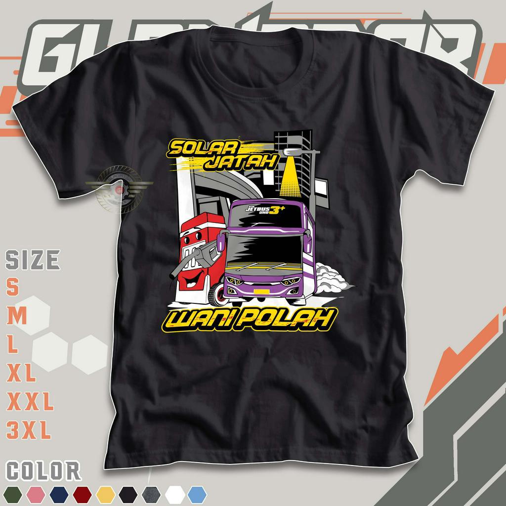 Jual Kaos Bismania Solar Jatah Wani Polah Baju Busmania Bus Driver Muda ...