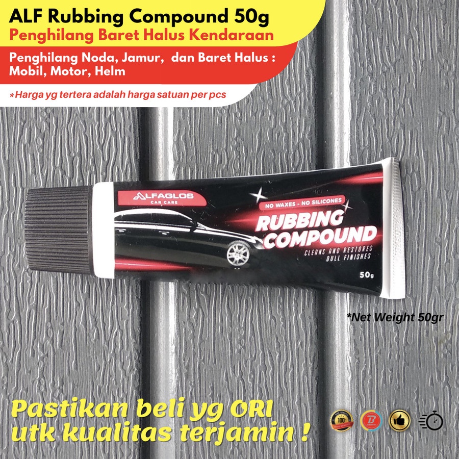 Jual ALF RUBBING COMPOUND Original Body Compound Penghilang Baret Halus ...