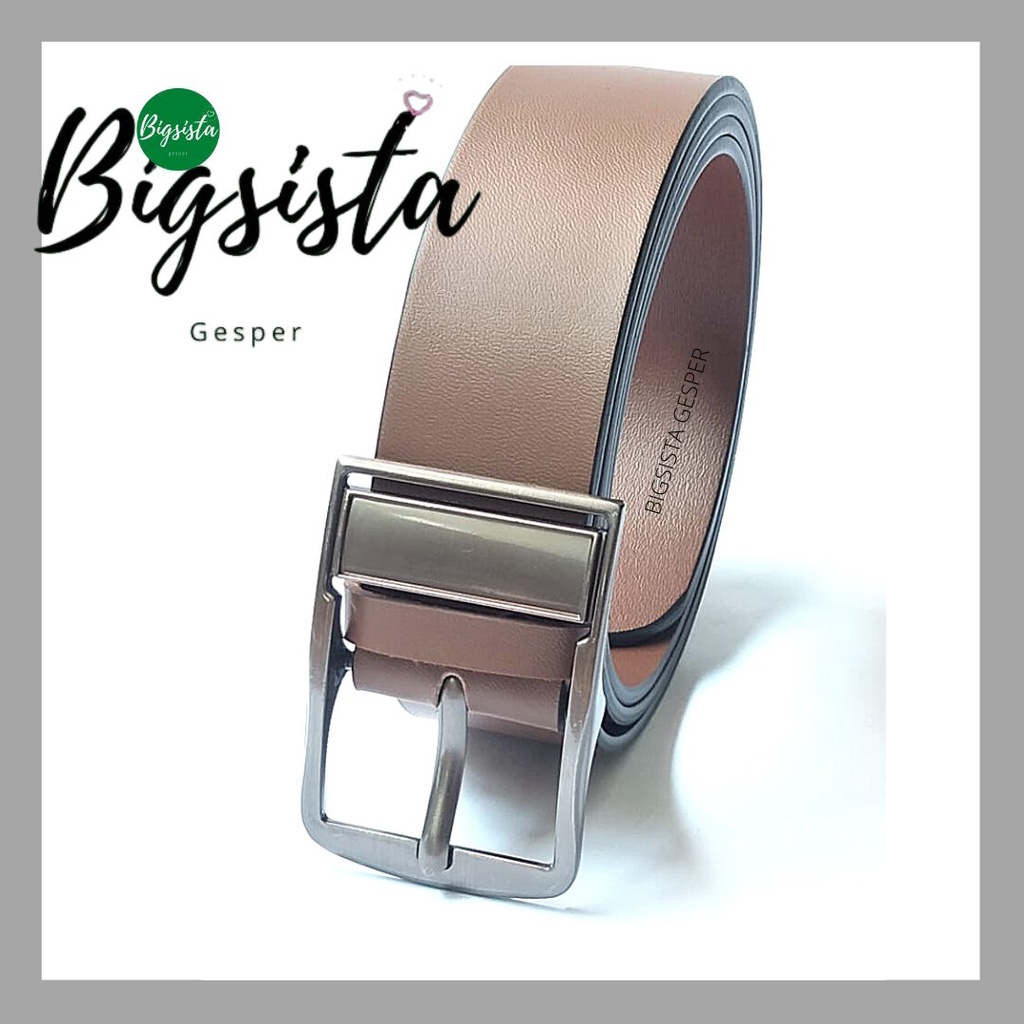 Jual Ikat Pinggang Jumbo Pria Model Tusuk Jarum Kepala Besi Gesper ...