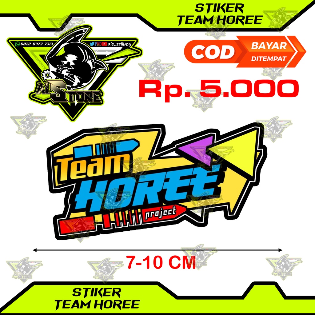 Jual Stiker Team Horee | Shopee Indonesia