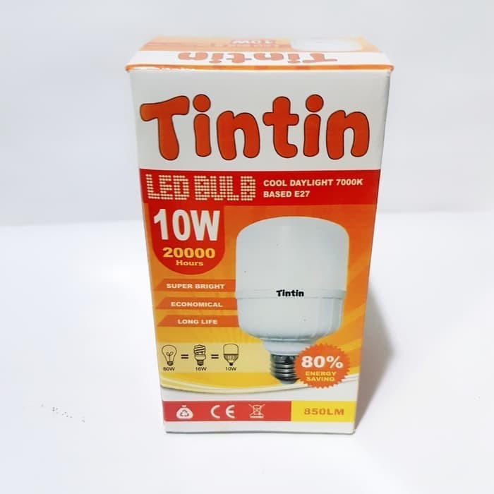 Jual lampu listrik led capsule TINTIN 10W bulb murah terang dan hemat | Shopee Indonesia
