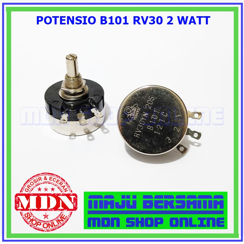 Jual Potensio Cosmos B101 121C RV30YN 20S - Potensio 100 Ohm | Shopee ...