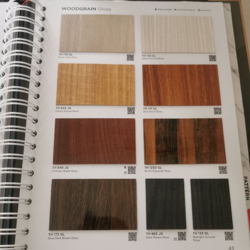 Jual HPL TACO motif wood kayu dan stone batu finishing glossy kilap murah tipe JG GL khusus ...