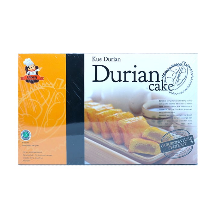 Jual KUE DURIAN GLORY 400 GRAM / DURIAN CAKE KHAS SURABAYA | Shopee ...
