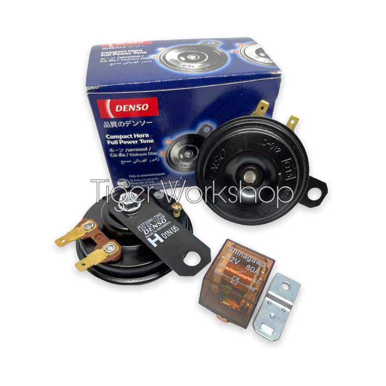 Jual Paket Klakson Denso Plus Relay Klakson Klakson Motor Dan Mobil ...