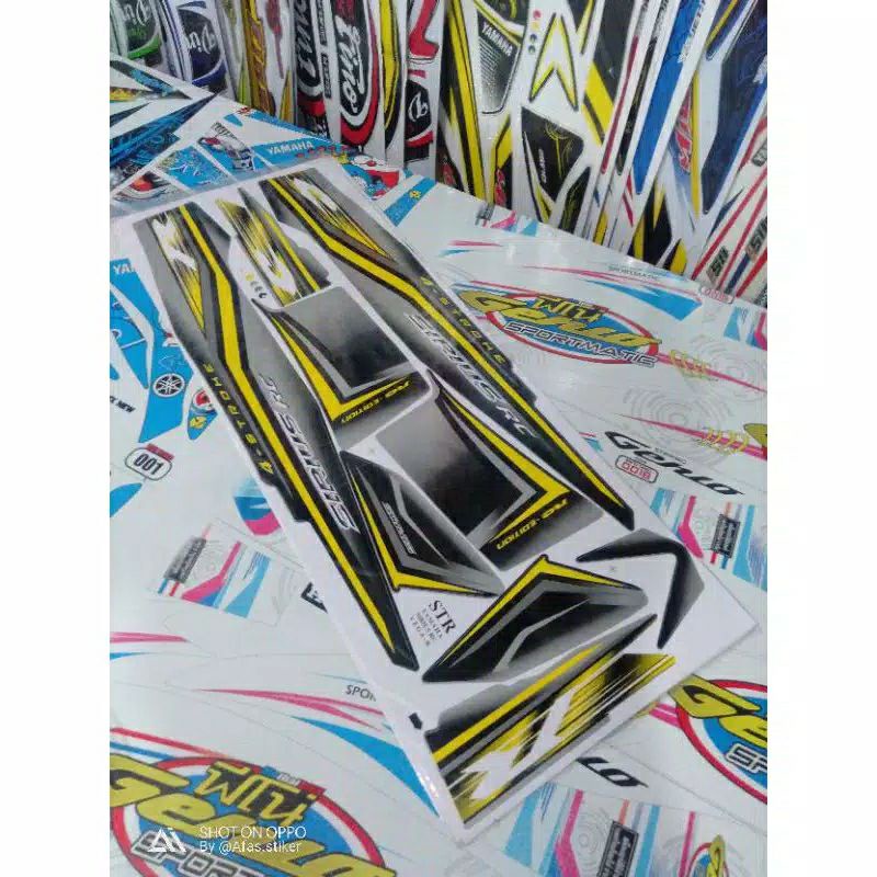 Jual (Bisa COD) striping Vega new stiker vega r new series RC gp ...