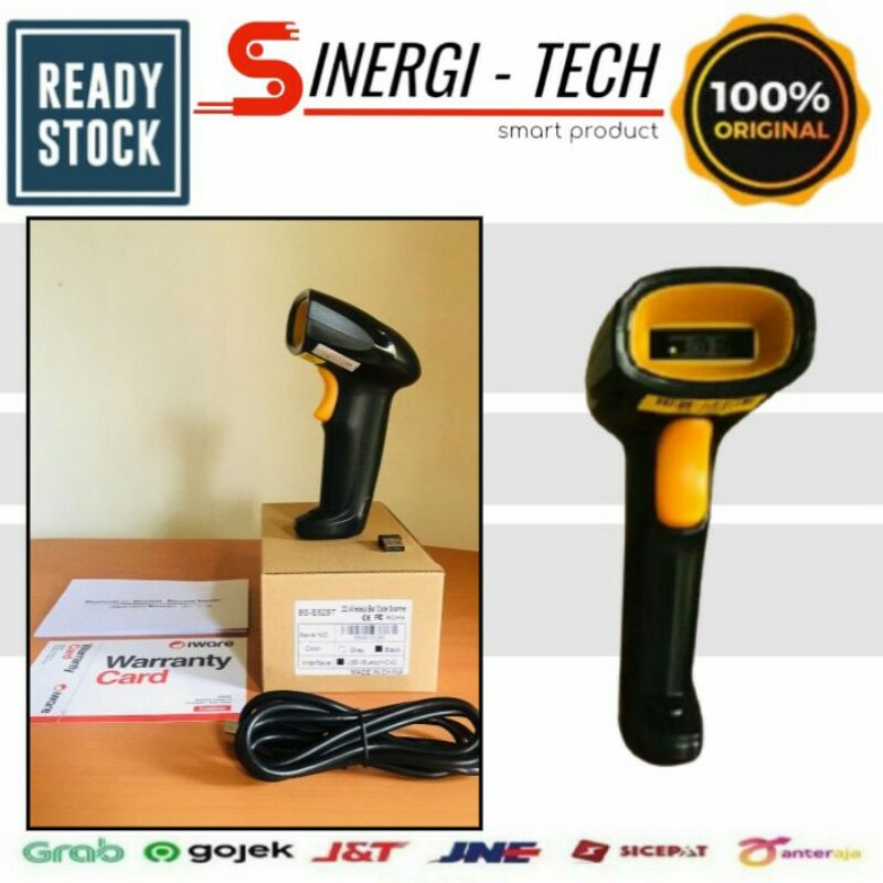Jual BARCODE SCANNER BLUETOOTH 2D QR CODE PORTABEL WIRELESS BS-E82BT ...