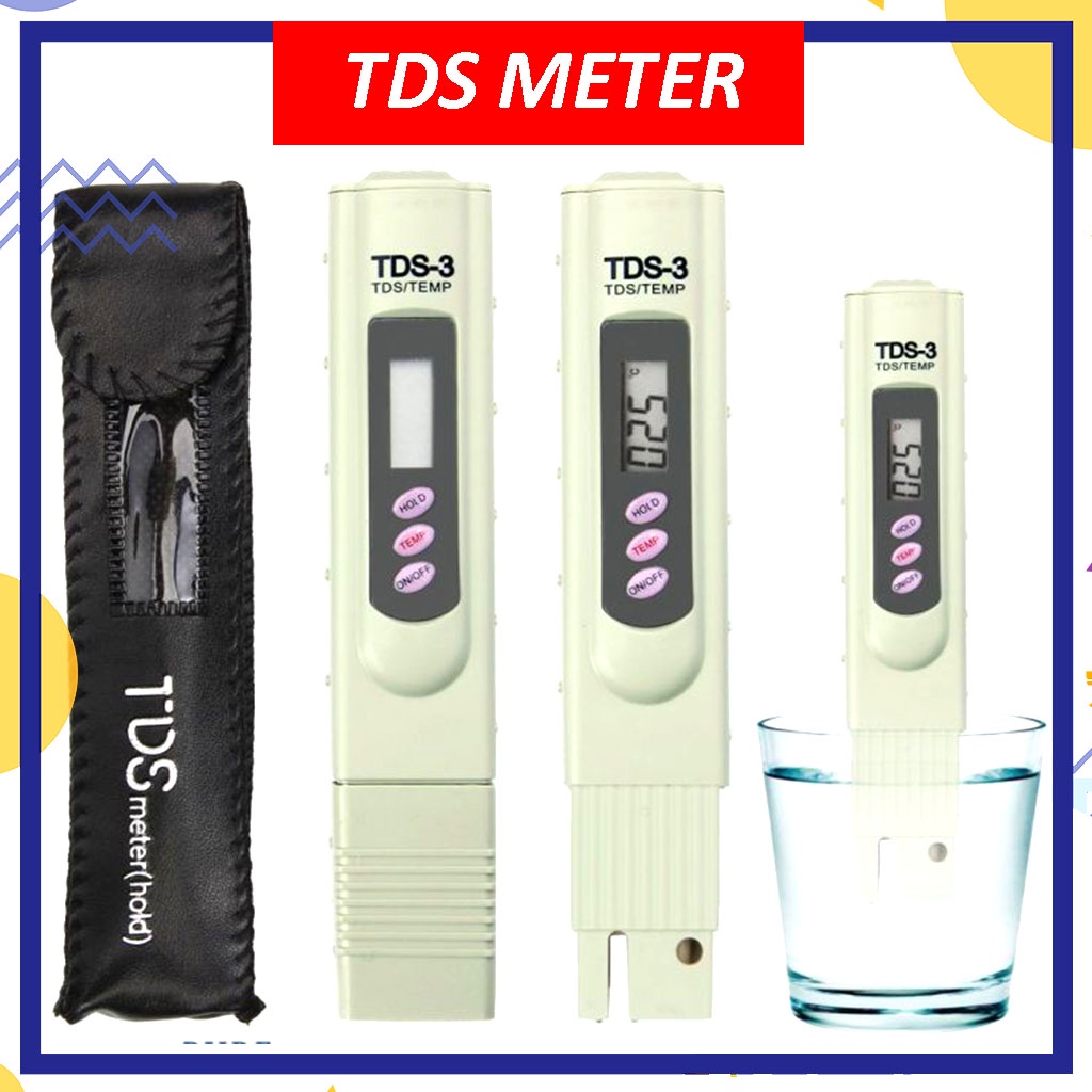 Jual TDS Meter Alat Ukur Uji Kualitas Air Hidroponik - TDS 3 Alat ...