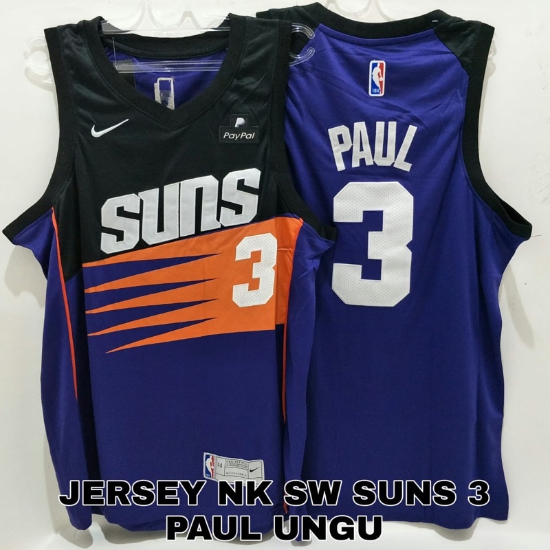 Jual JERSEY NBA SWINGMAN CITY EDITION SUNS CHRIS PAUL HITAM | Shopee ...