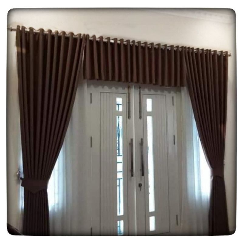 Jual poni gorden / hordeng blackout L.280 xT.50cm poni atas pintu ...