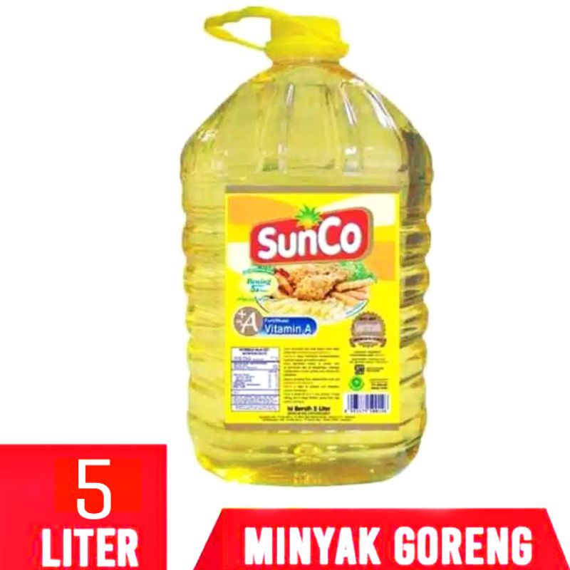 Jual Minyak Goreng SUNCO 5L EXP:2027 (5Liter/Botol) | Shopee Indonesia