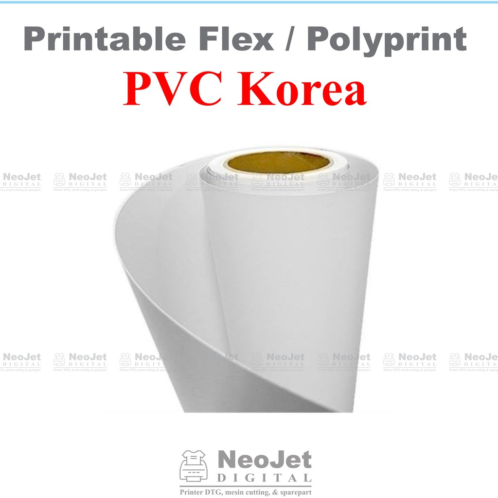 Jual Polyprint Printable PVC Flex Korea Polyflex Print Sablon Poliplek ...