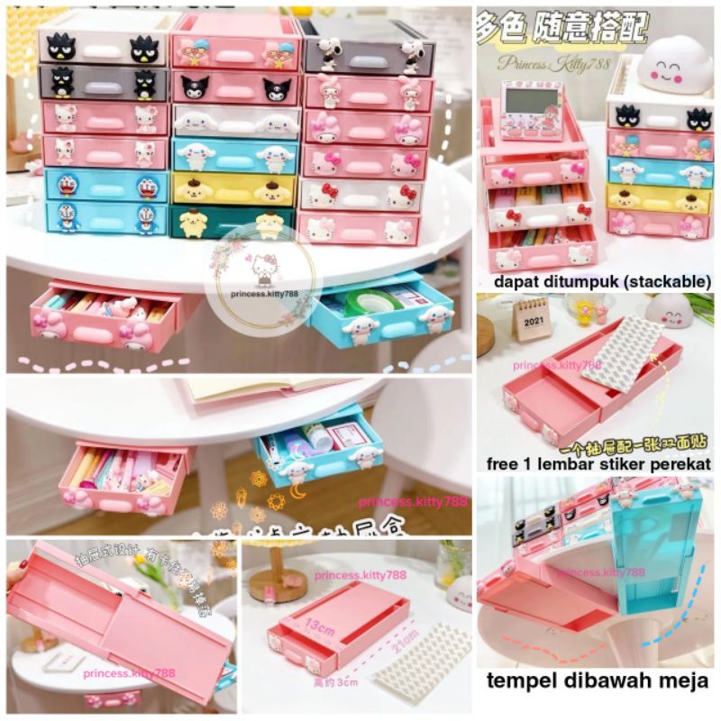 Jual LACI KECIL (21X13X3) / ORGANIZER MEJA | LACI TEMPEL BAWAH MEJA ...