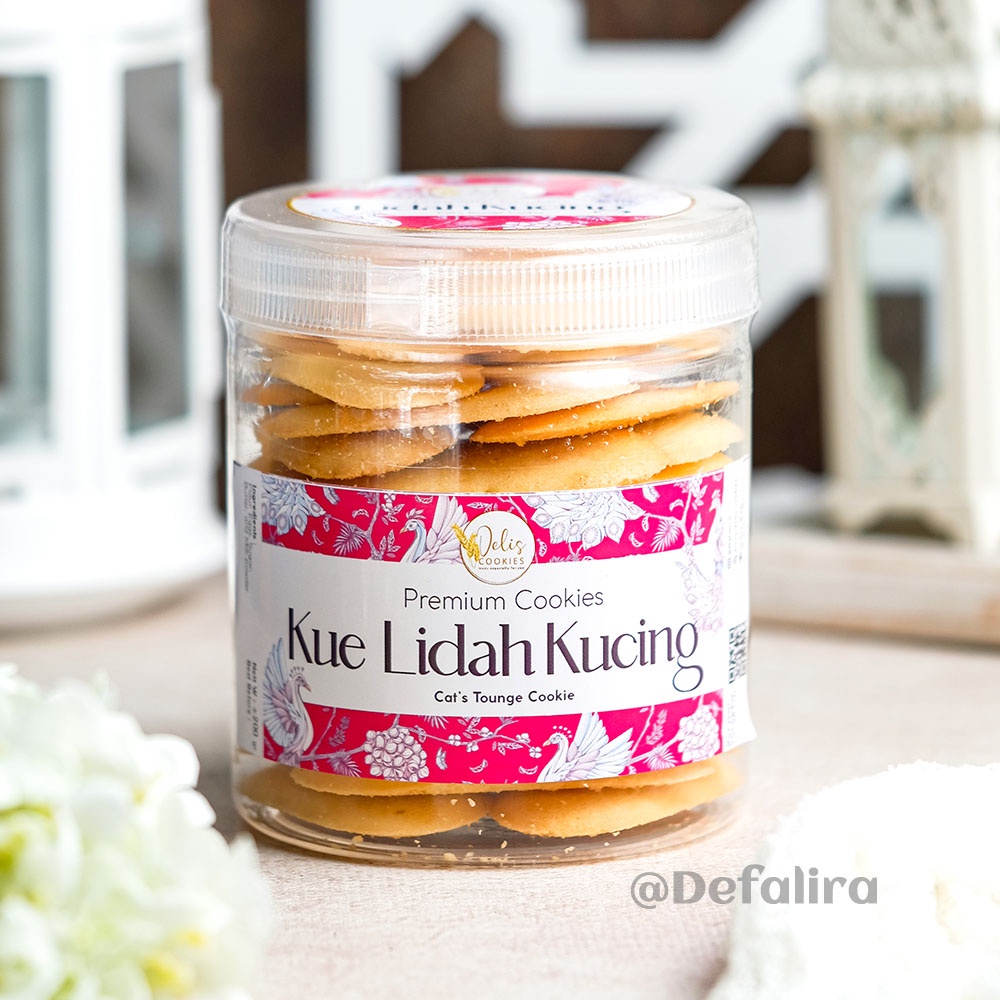 Jual Kue Lidah Kucing Spesial Toples 200gr | by Defalira | Shopee Indonesia