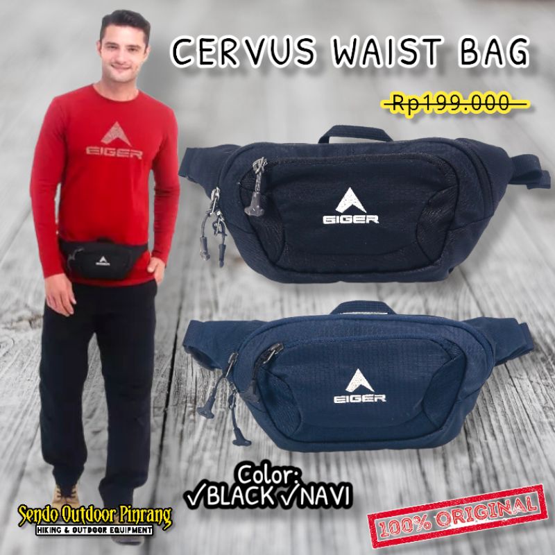 Jual CERVUS WAIST BAG | TAS PINGGANG | TAS SALEMPANG ORIGINAL | Shopee ...