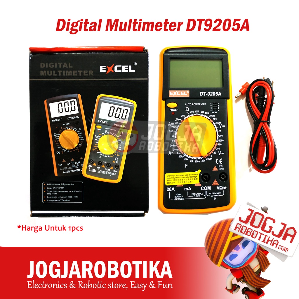 Jual DIGITAL MULTIMETER DT9205A | Shopee Indonesia