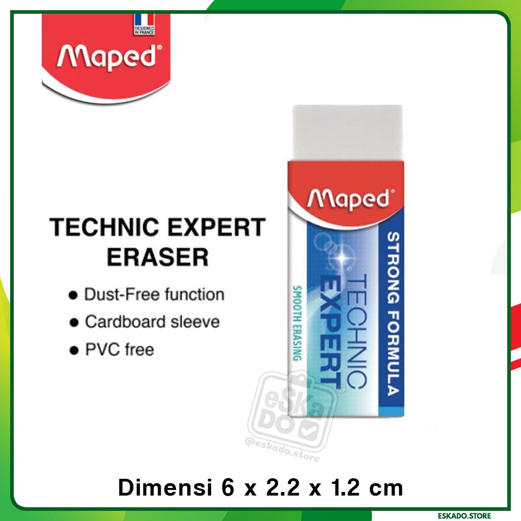Jual Penghapus / Eraser Maped Technic Expert ( Refill Gom Stick ...