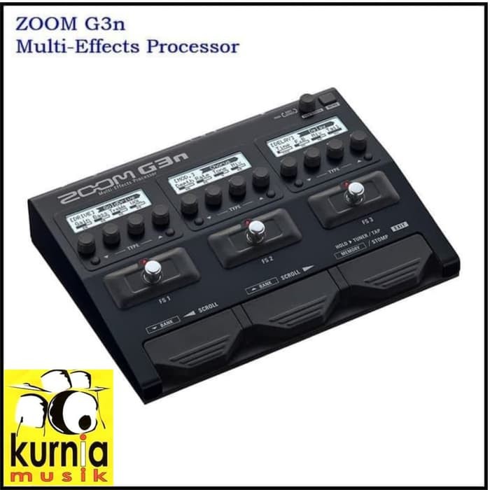 Jual ZOOM G3n G3 n G3-n Intuitive Multi-Effects Processor for ...