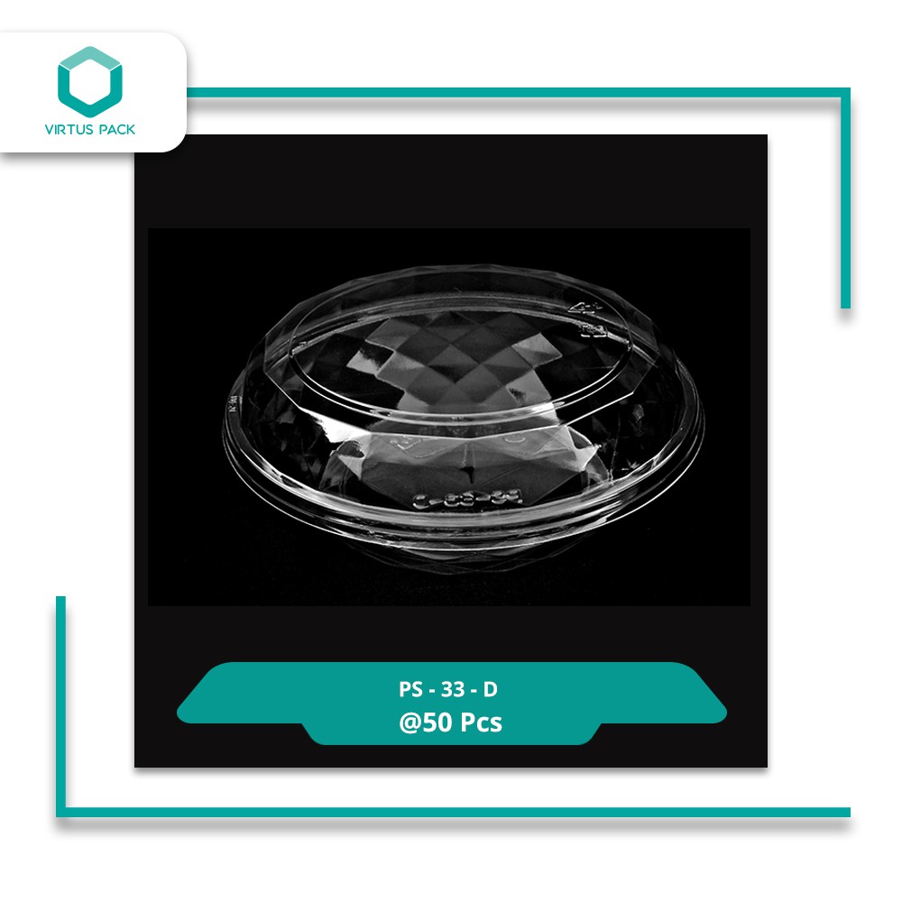 Jual Virtuspack / Mika Buah Potong / PS-33-D Transparant / 50 pcs | Shopee Indonesia