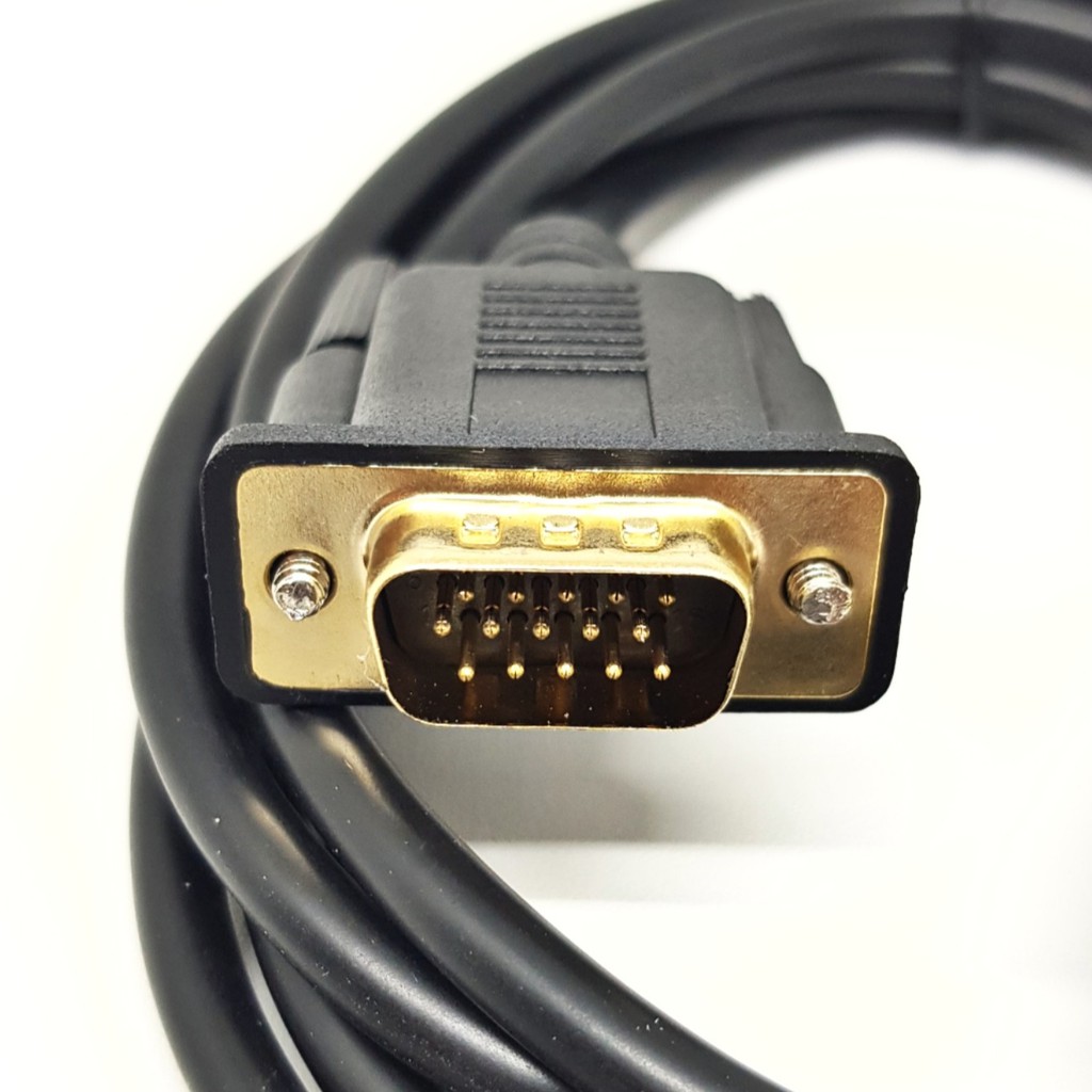 Jual SKU-1055 KABEL DISPLAY PORT TO VGA 1.8M DP MALE TO VGA MALE DP TO VGA Dari Komputer Cpu Pc ...